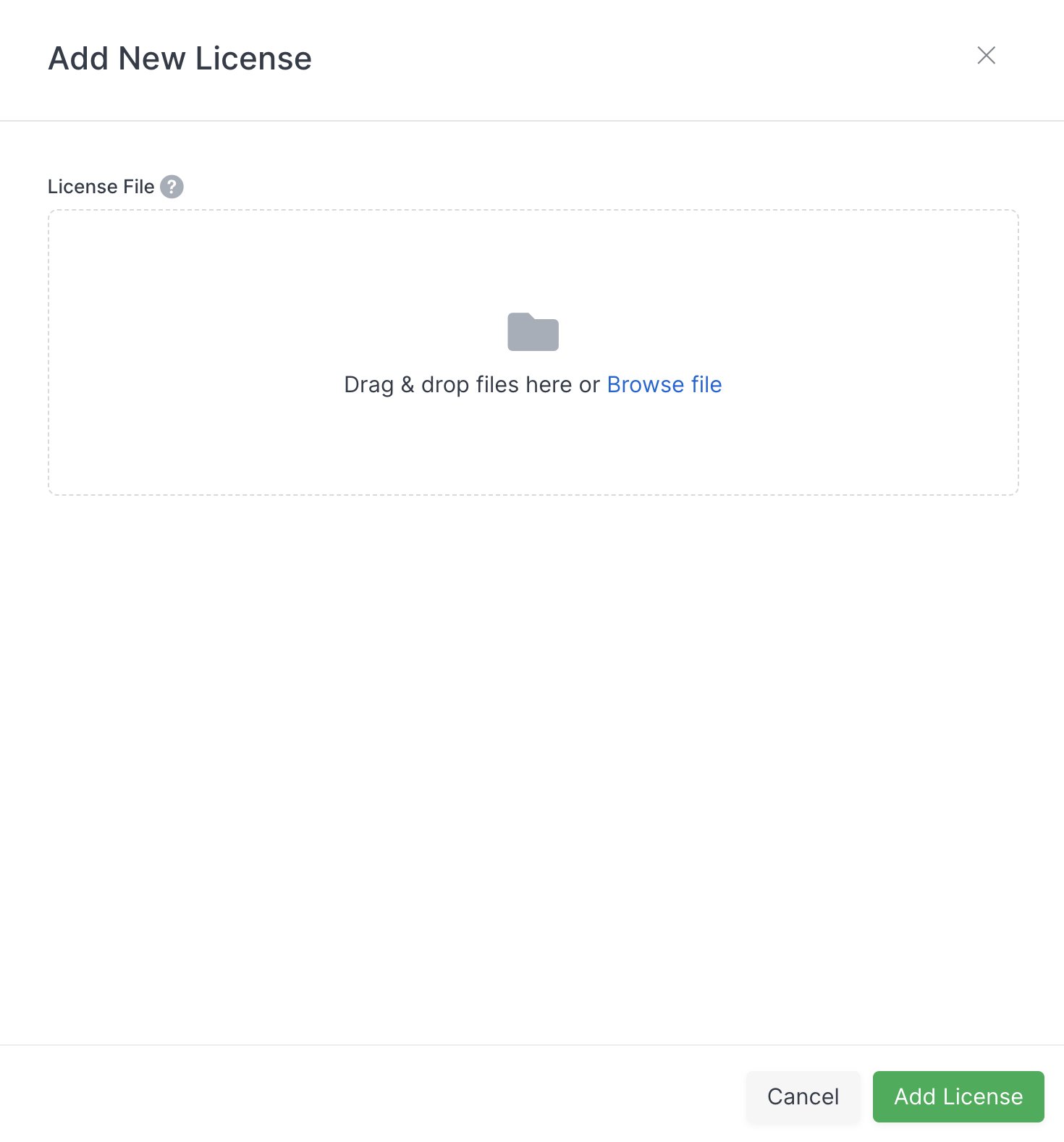License Manager – Countly