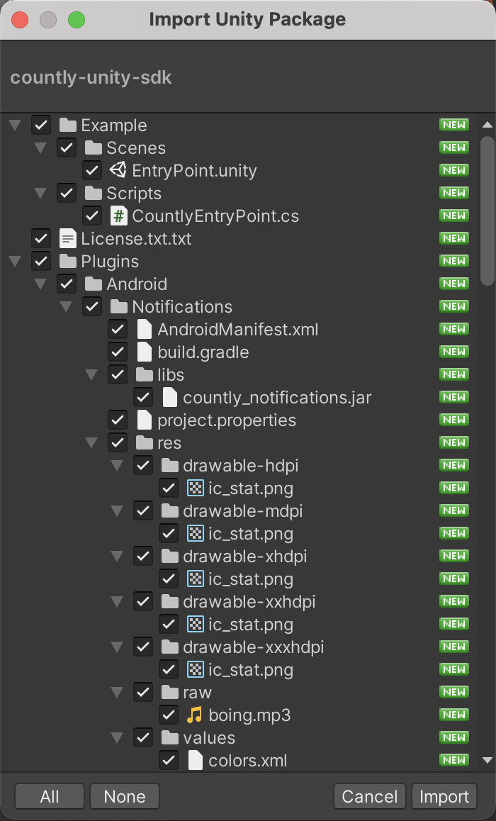 Unity (22.06) – Countly