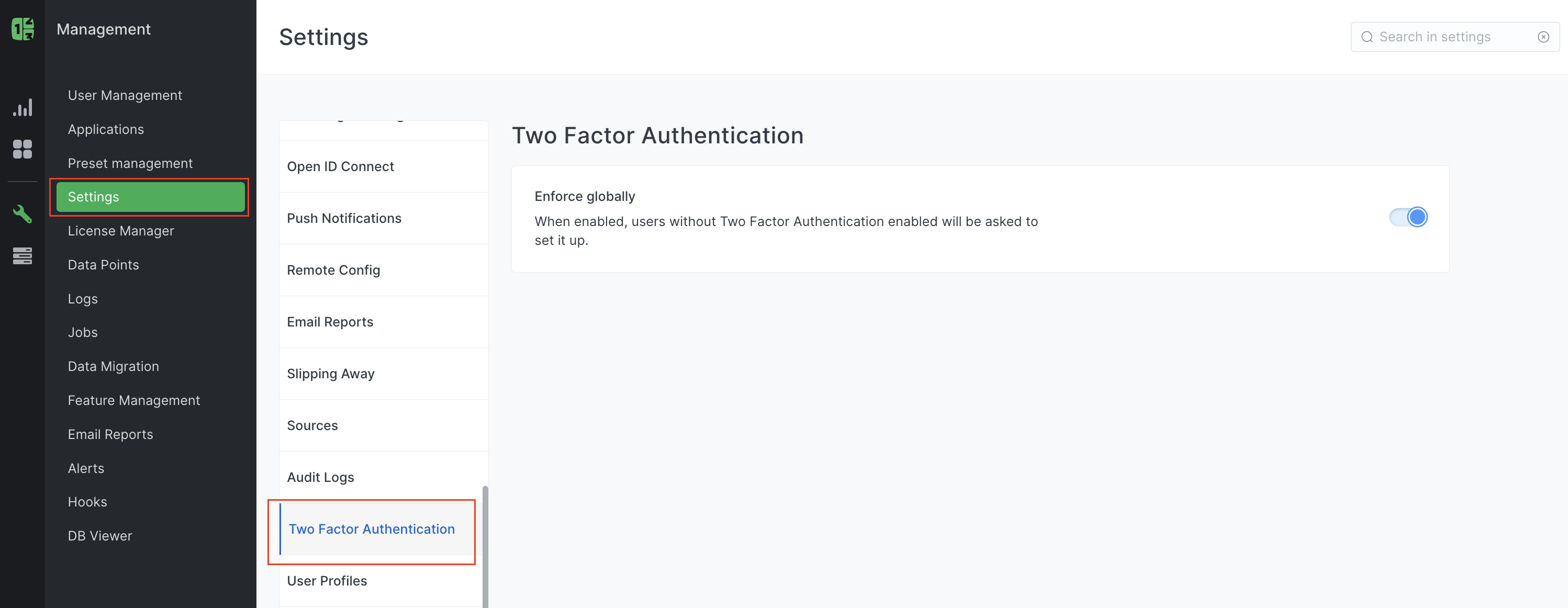 Two-Factor Authentication (2FA) – Countly
